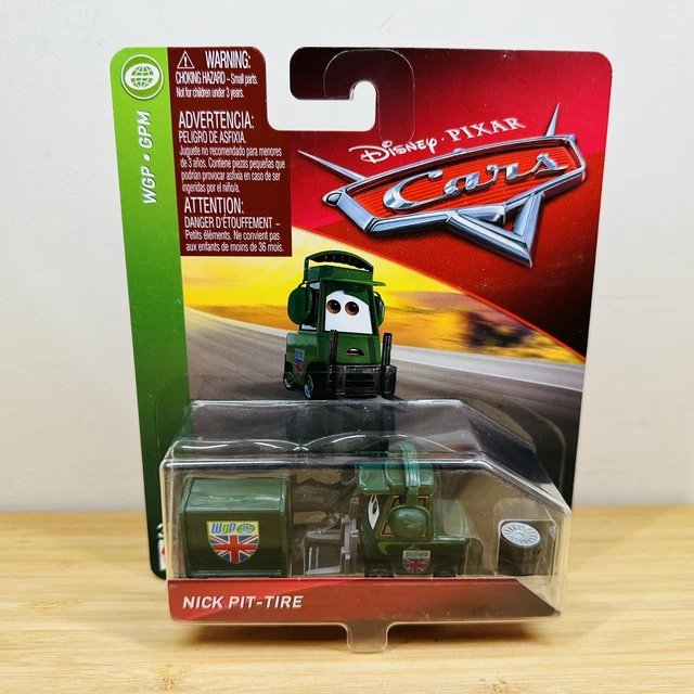 DISNEY PIXAR DIECAST Cars - Nick Pit - Tire WGP Pitty $29.95 - PicClick AU