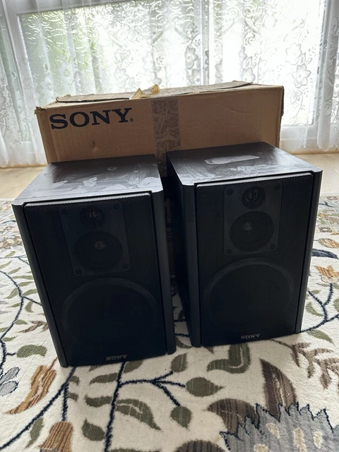 SONY SS-H1500 HI-FI Bookshelf Stereo 3-Way Speakers, 50W, 6 Ohms Tested ...