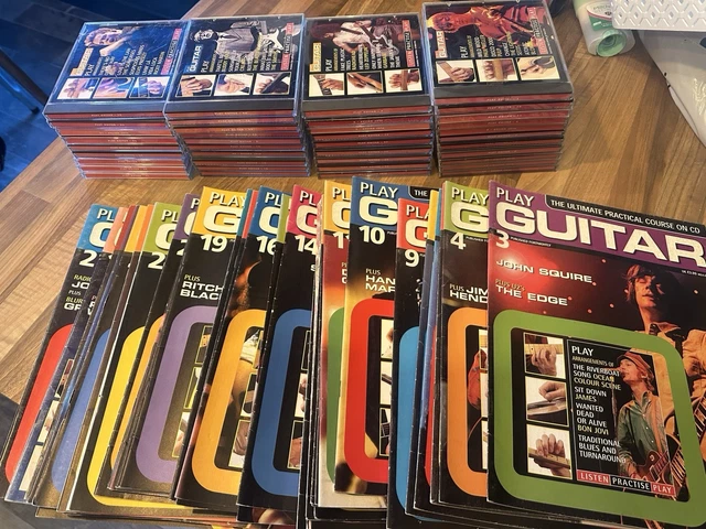 PLAY GUITAR MAGAZINES And CD's Full Collection Of 39 Issues By ...