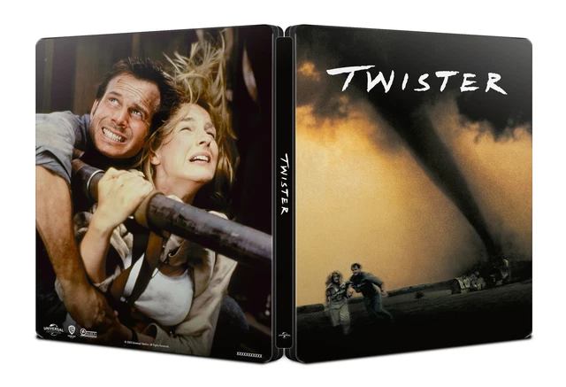 TWISTER (4K UHD Blu-ray) Cary Elwes Helen Hunt Todd Field Jami Gertz ...
