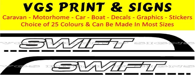 Swift Caravan Stickers Decals FOR SALE! - PicClick UK