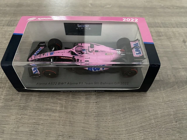 ALPINE A522 BWT F1 Team Bahrain GP 2022 EUR 80,00 - PicClick FR