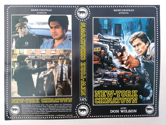 JAQUETTE VHS - New-York Chinatown - Vhs Sleeve - Rene Chateau - Don Wilson EUR 5,00 - PicClick FR