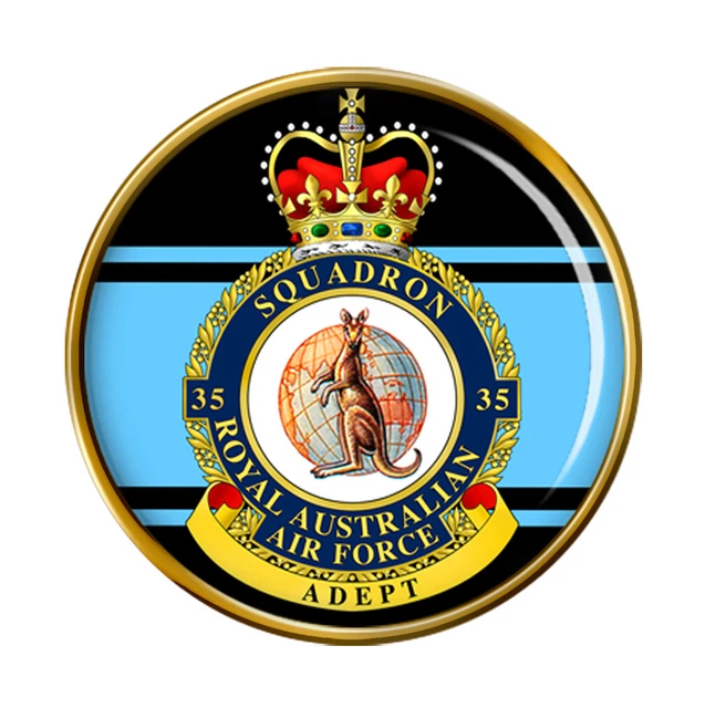 35 SQUADRON, RAAF Royal Australian Air Force Pin Badge £5.50 - PicClick UK