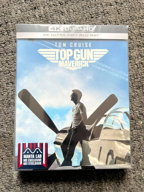 TOP GUN MAVERICK Manta Lab Full Slip A 4K Uhd Bluray Steelbook *Sealed ...