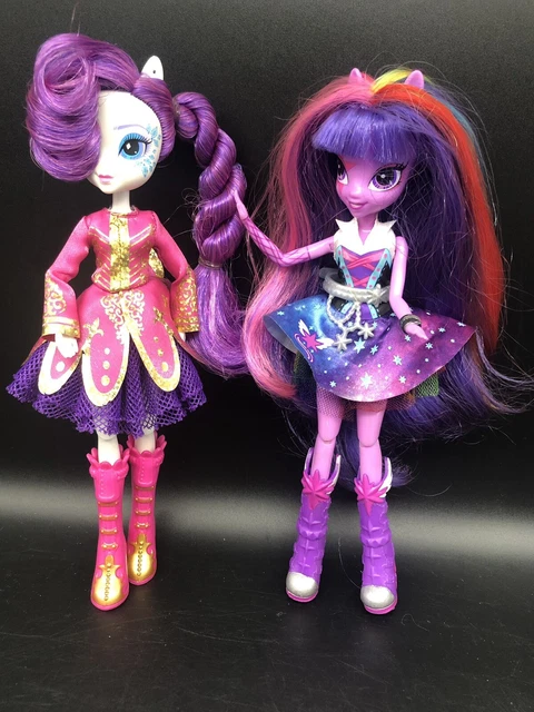 MY LITTLE PONY Equestria Girls Twilight Sparkle, Rainbow Rocks Rarity ...