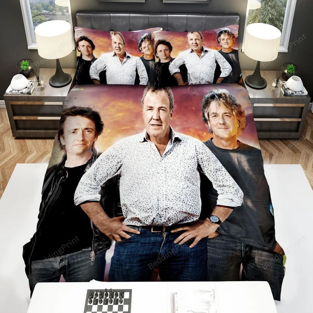TOP GEAR MOVIE Main Characters Picture Quilt Duvet Cover Set Soft ...