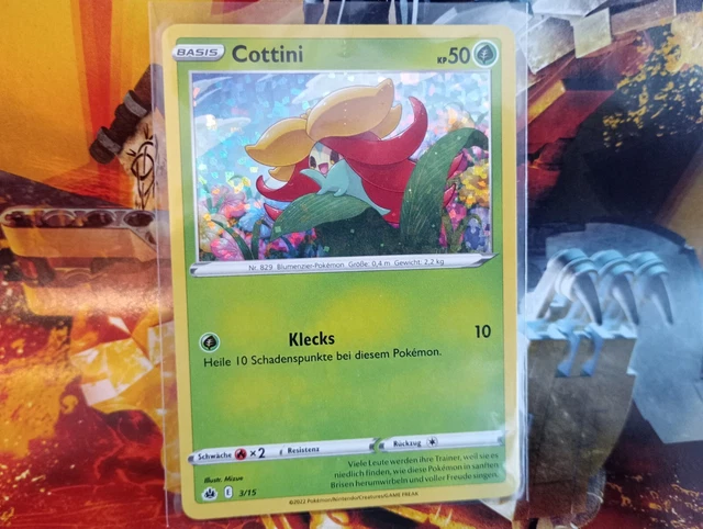 COTTINI 3/15 POKÉMON Karte - 2022 McDonald´s Deutsch Holo EUR 1,85 ...