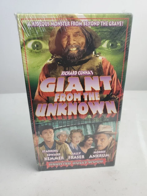 GIANT FROM THE Unknown VHS Tape 1999 Richard Cunha Haunted Hollywood ...