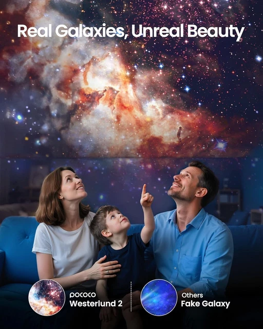 HD GALAXY PROJECTOR Night Light Star Ceiling Planetarium Kids Bedroom £ ...