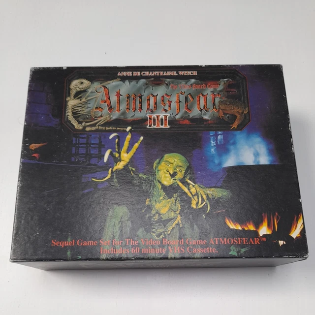 VINTAGE ATMOSFEAR ATMOSPHERE 3 III Expansion VHS Board Game 100% ...