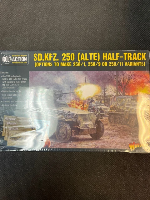 SD.KFZ 250 (ALTE) Half-Track Bolt Action WWII Warlord Games Miniature ...