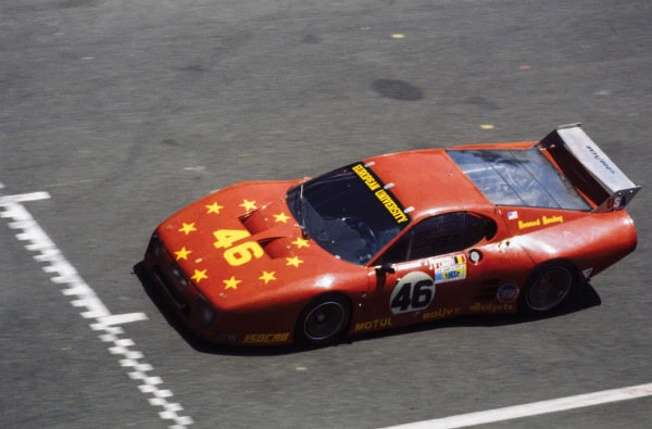 PIERRE DIEUDONNE JEAN-PAUL Ferrari 512 BB LM Le Mans 1981 Racing Old ...