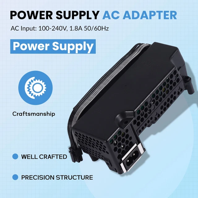 2X(REPLACEMENT SUPPLY AC Adapter for S/Slim Console Repair Parts3068 £ ...