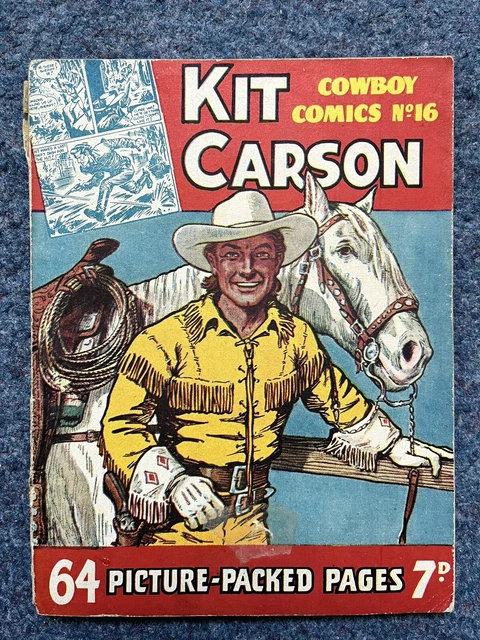 COWBOY PICTURE LIBRARY Comic No. 16 Kit Carson EUR 34,82 - PicClick IT
