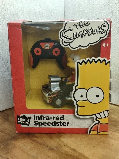 THE SIMPSONS INFRA Red Speedster 100% Official Remote Controlled Bart ...