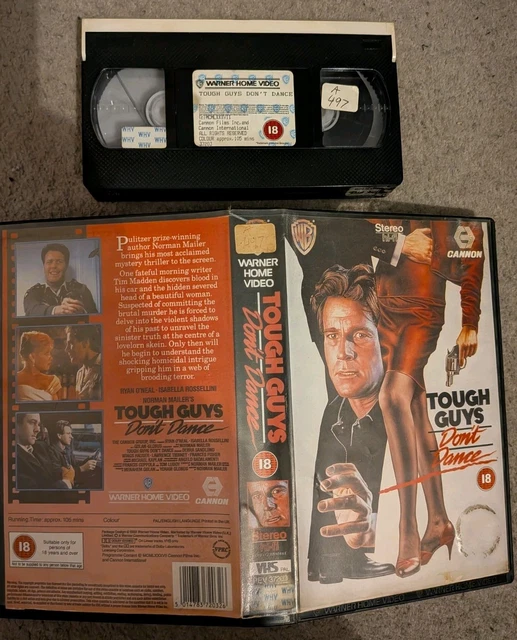 TOUGH GUYS DON'T dance - Warner Big Box Ex Rental VHS Pre Cert int £8. ...