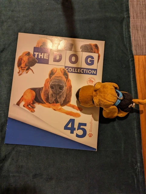 THE DOG COLLECTION Magazine Issue #45 Bloodhound - including Soft Toy £ ...