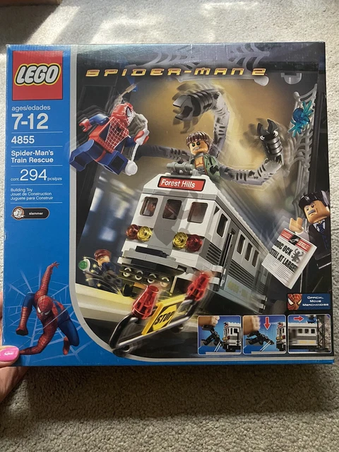 LEGO 4855 SPIDER-MAN 2 Spider-Man’s Train Rescue 100% Complete. EUR 186 ...