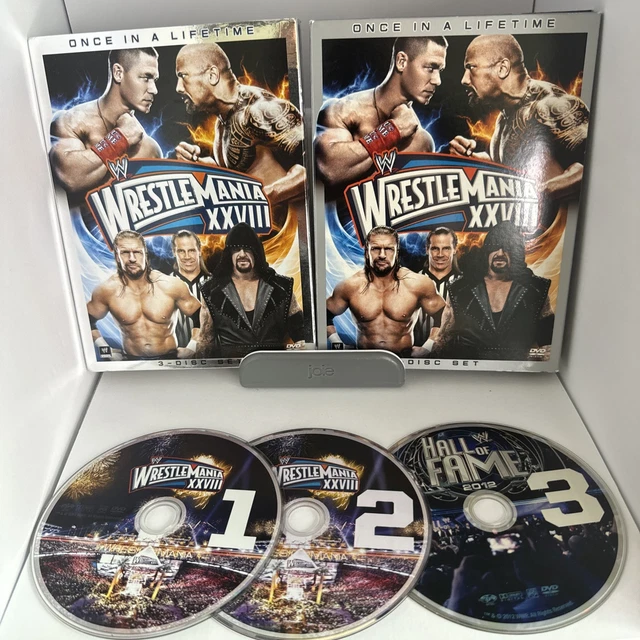 WWE WRESTLEMANIA 28 XXVI DVD Limited Edition 3 Disc Set 2012 £12.25 ...