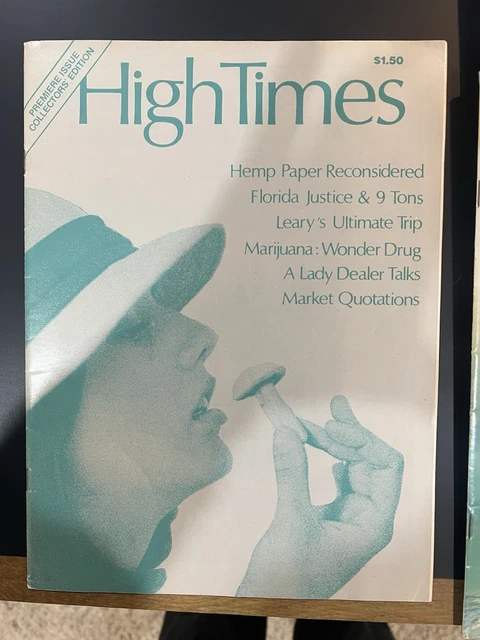 🤩 HIGH TIMES Magazine Original Edition Lot X19 - Volume 1 Collectors ...