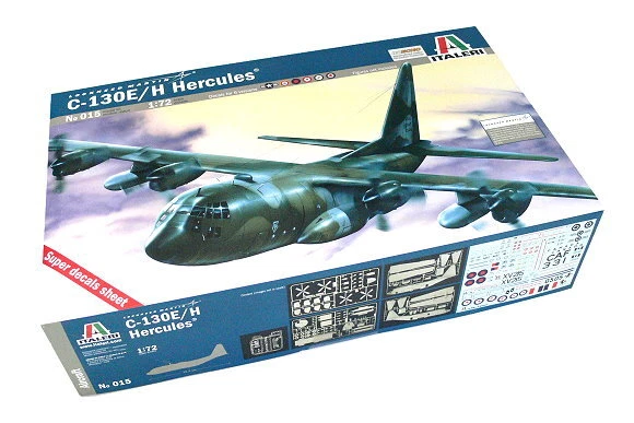 ITALERI 015 AIRCRAFT Model 1/72 Lockheed Martin C-130E / H Hercules ...