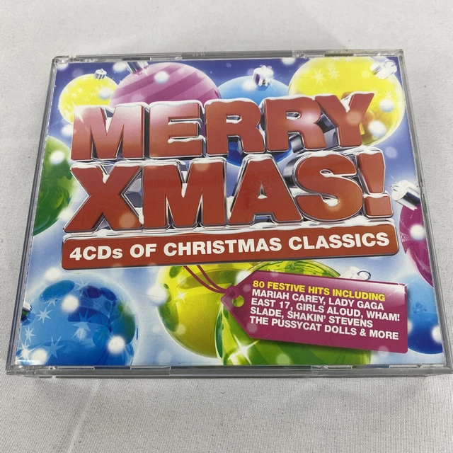 MERRY XMAS 4 CD's Christmas Classics CD Album Various Artists 80 Tracks ...