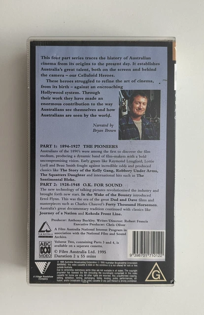 CELLULOID HEROES - Vol. 1 [VHS] Roadshow Ex-Rental Video Tape ...