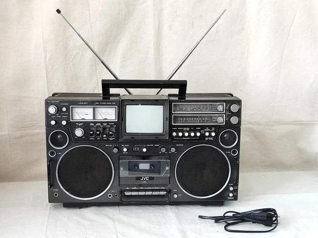 VINTAGE JVC 3090EN Boombox Ghettoblaster Cassette Radio TV - Super Rare ...