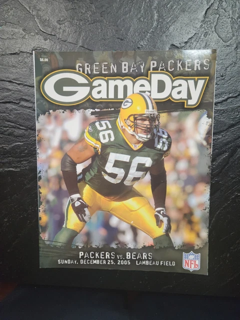PACKERS GAMEDAY PROGRAM vs Chicago Bears 25/12/2005 Nick Barnett EUR 3 ...