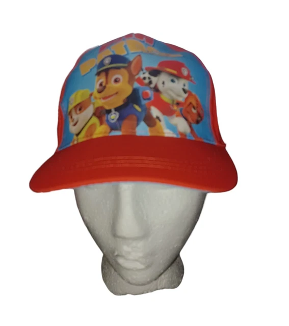 NICK JR. PAW Patrol Boys Hat Baseball Cap Red Blue Trucker Adjustable ...