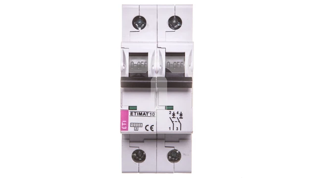 MINIATURE CIRCUIT BREAKER 2P C 25A 10kA AC ETIMAT10 002133718 /T2AU $56.07 - PicClick AU