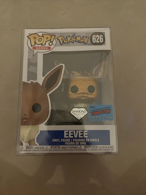FUNKO POP EEVEE 626 Diamond Pokemon New York Comic Con 2021 NYCC £95.32 ...