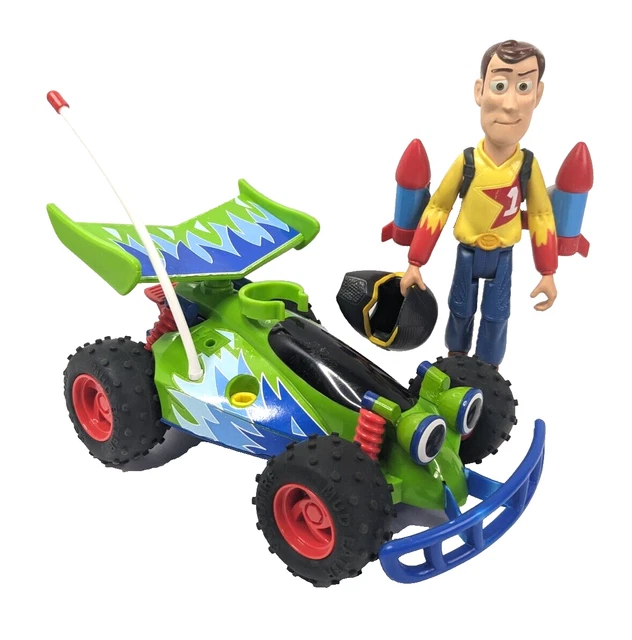 DISNEY PIXAR 2011 Toy Story RC's Race Launch Car with Woody Racer ...