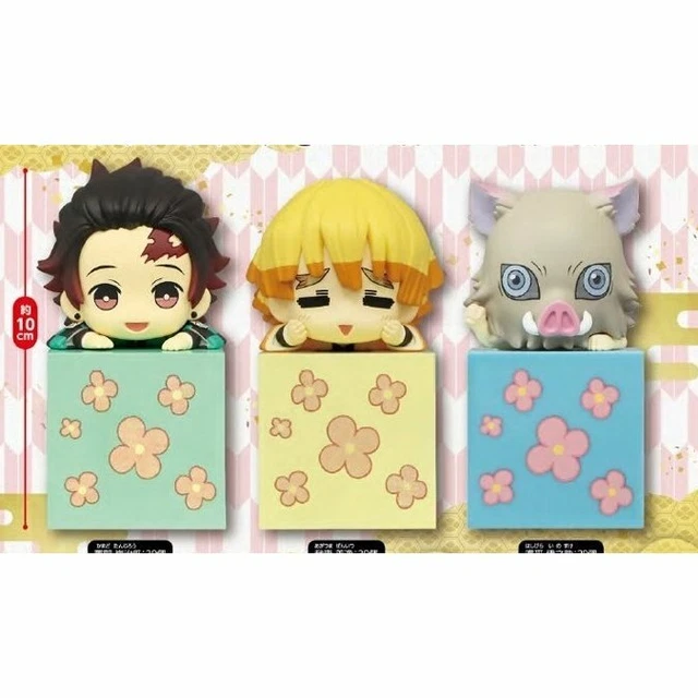 DEMON SLAYER SET Tanjiro Zenitsu Inosuke Hikkake Figure 2 Kimetsu No ...