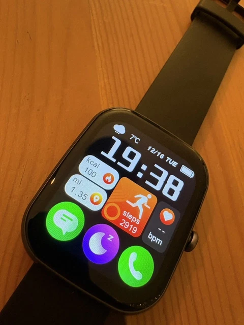 NEW SMARTWATCH - Heart Rate, Steps, Syncs To Apple Health £1.16 ...