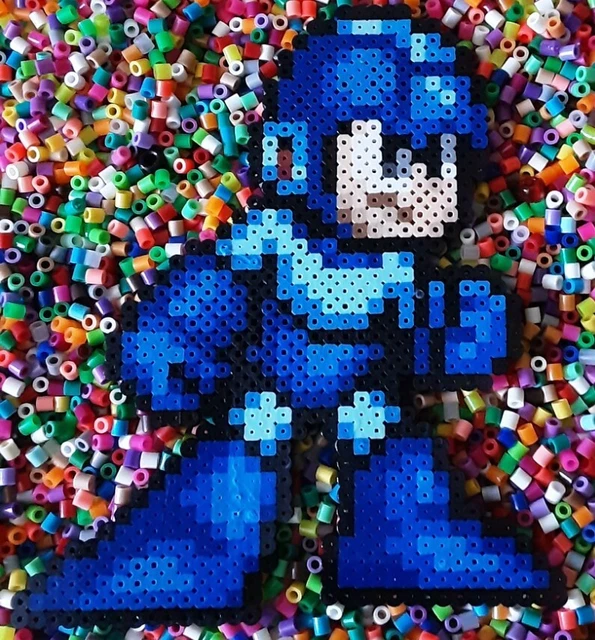 MEGAMAN PERLER BEAD Pixel Art EUR 11,33 - PicClick FR