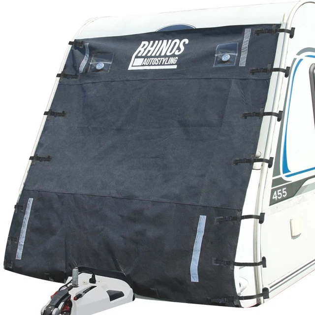 FOR HYMER SWING - HEAVY DUTY Caravan Front Towing Cover Protector + LED ...