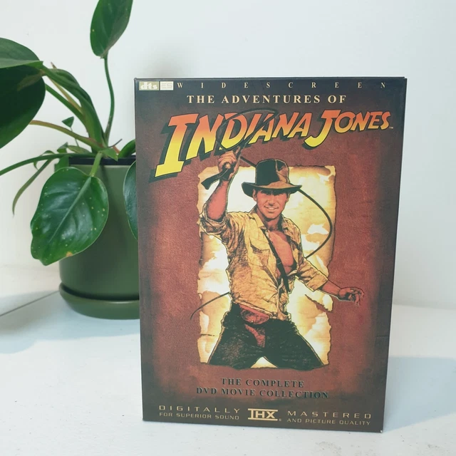 INDIANA JONES BOX Set. 4 DVDs, The Complete Movie Collection Carboard ...
