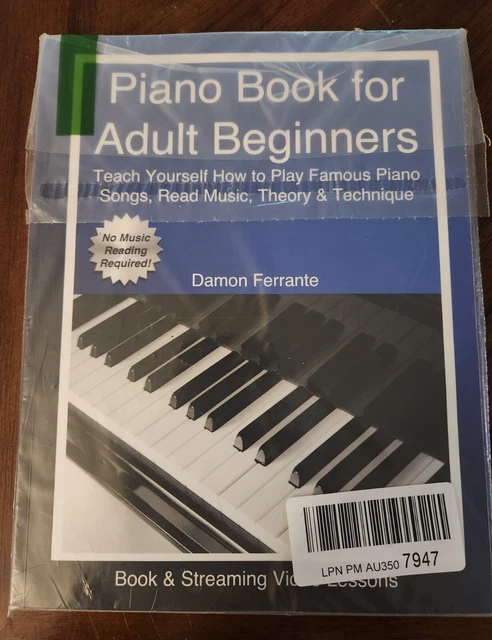 PIANO BOOK FOR Adult Beginners: Teach Yourself How to Play Piano Songs ...