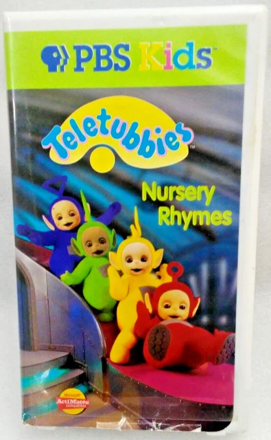 TELETUBBIES NURSERY RHYMES (VHS, 1999, PBS Kids Home Video, Bullet Case ...