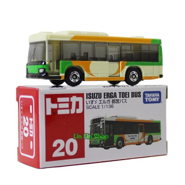 TOMICA #20 1/136 Isuzu Erga Toei véhicule bus modèle Takara cadeau ...