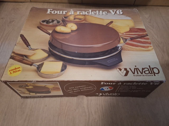 ANCIEN APPAREIL A Raclette, Rond, Vivalp V6, Vintage. Montagne, Chalet ...