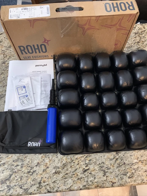 ROHO MOSAIC 18”X18”X3” Cushion Inflatable Seat Cushion Wheelchair Open ...