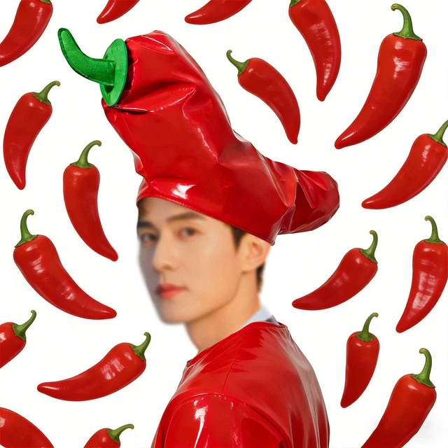 PEPPER CAP HEAD Cover for Role Play Festivals Themed Gatherings Events ...