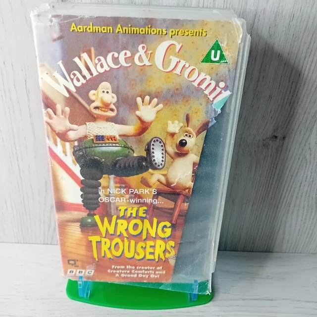 WALLACE & GROMIT The Wrong Trousers Vhs Tape - Rare Retro Kids Tv Show ...