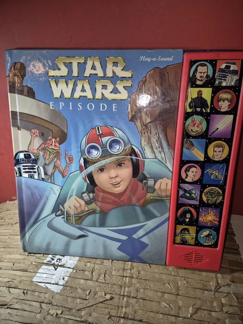 VINTAGE, STAR WARS Episode I, Sound Picture Book Fully Working £19.99 ...