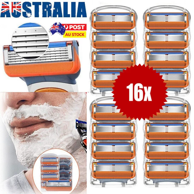 16X REPLACEMENT BLADES For Gillette MACH 5 Razor Shaver Trimmer Shaving ...
