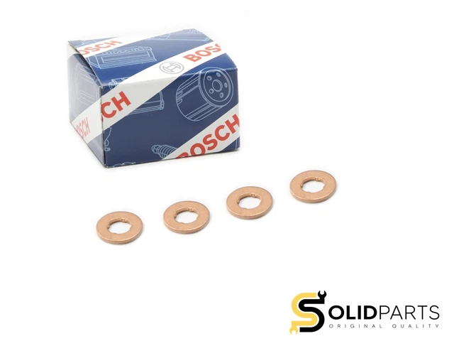 4X ORIGINAL BOSCH Gasket Copper Ring Gasket Nozzle Holder Shaft ...