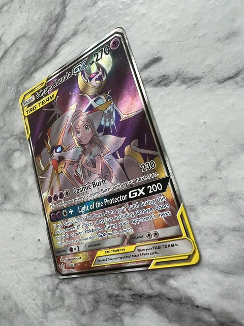 CARTE POKÉMON - Solgaleo & Lunala GX (Art Full) Eclipse Cosmique 216/236 EUR 139,85 - PicClick FR